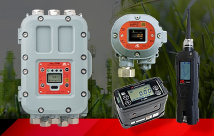Gas detectors for various industries and applications. | RIKEN KEIKI CO., LTD.